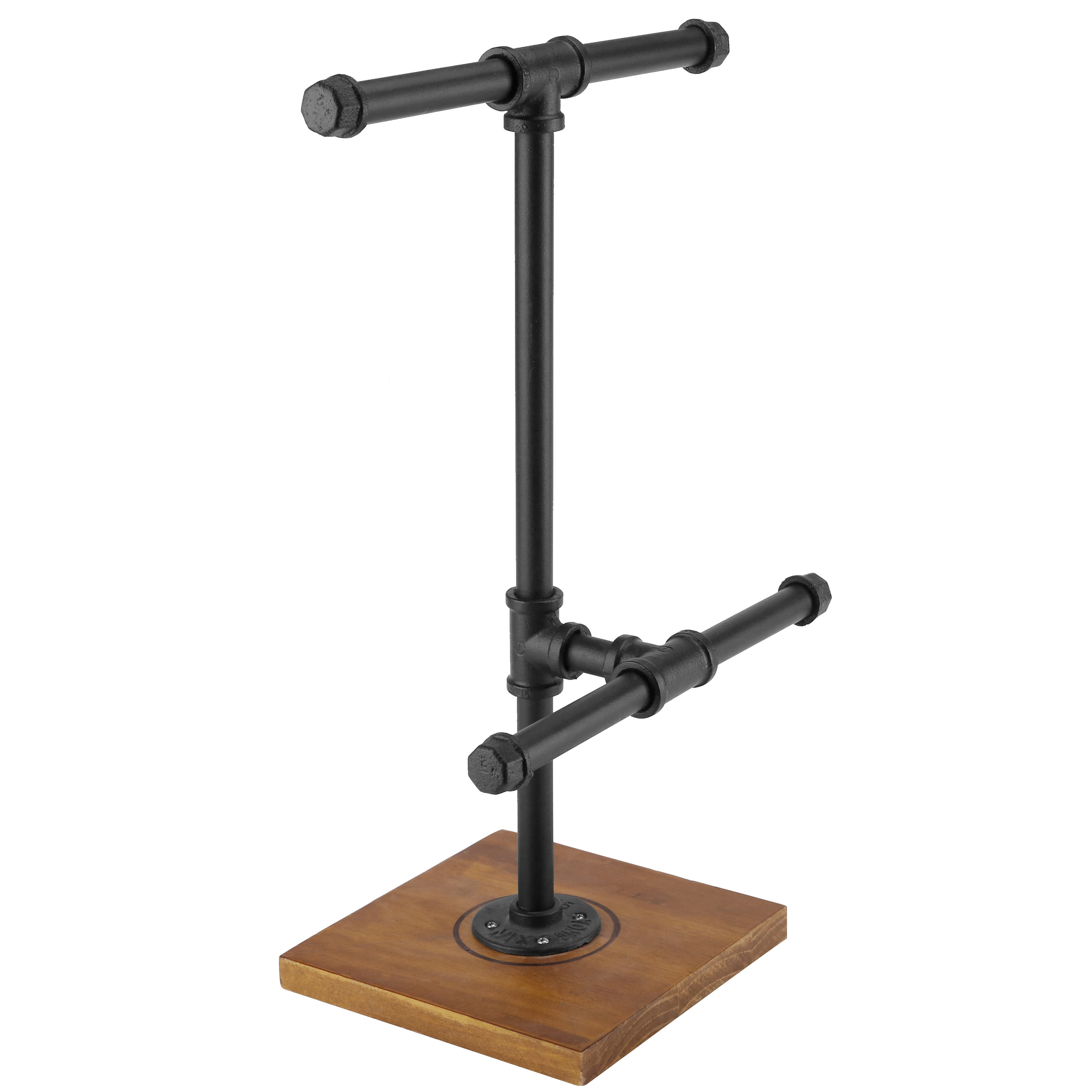 Williston Forge 2 Tier Industrial Pipe Metal Jewelry Stand | Wayfair