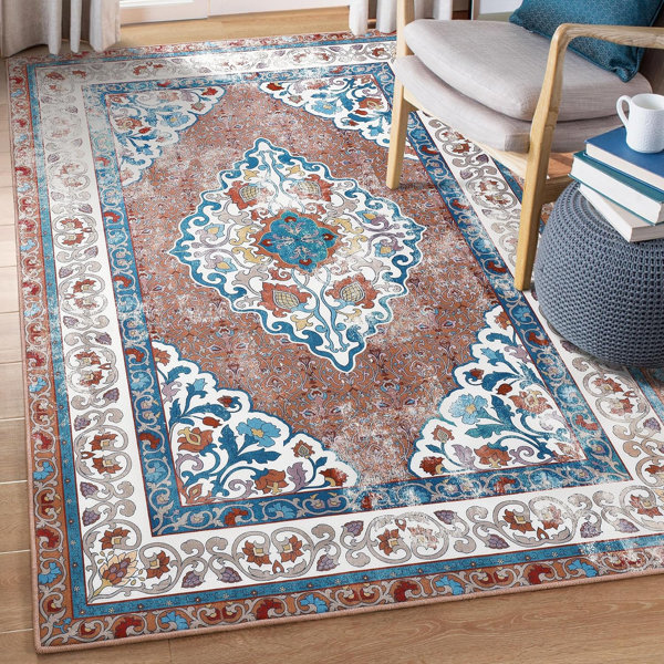 Bungalow Rose Nelvia Floral Rug & Reviews | Wayfair