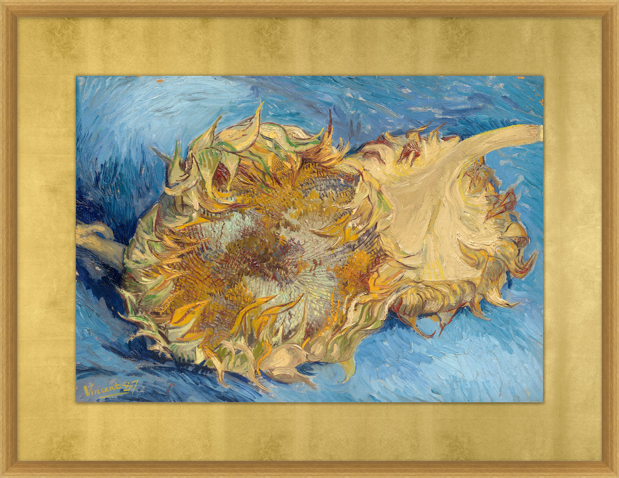 Wendover Art Group The Met x Wendover Art Sunflower Study - Single Picture Frame Painting | Wayfair