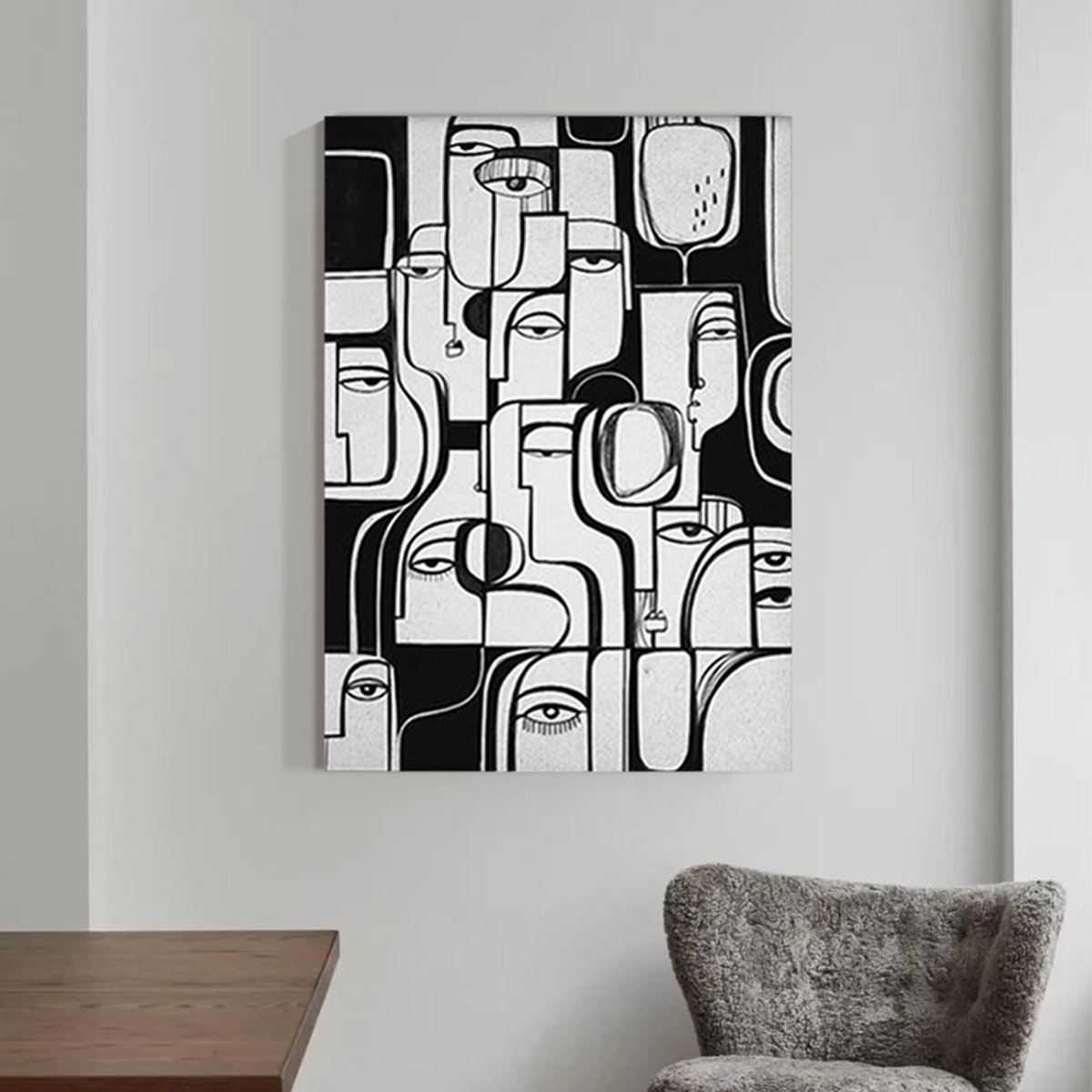 Organix Oasis High-end abstract light luxury vertical murals | Wayfair