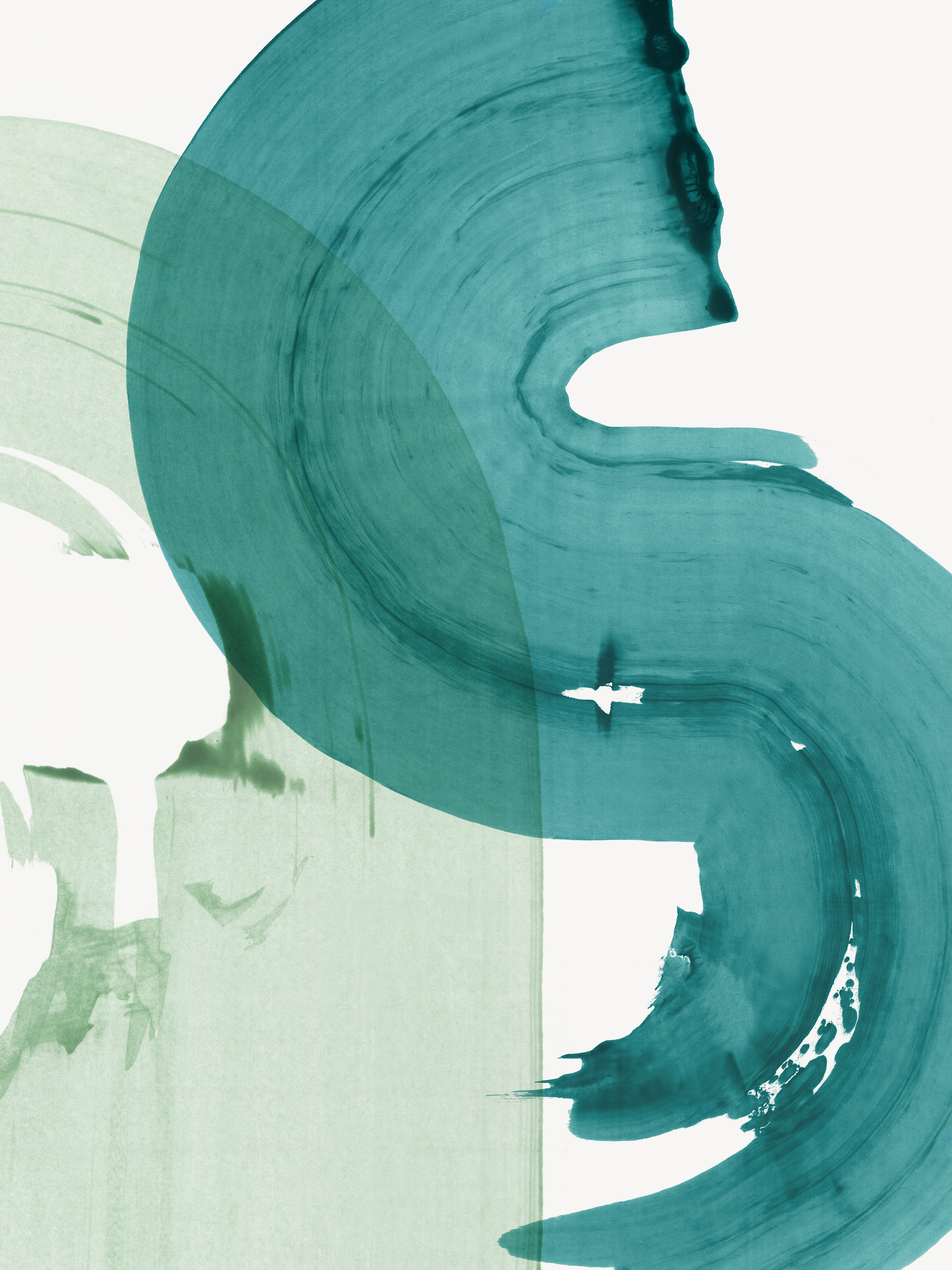 Wrought Studio™ Green Movement I On Canvas Print | Wayfair