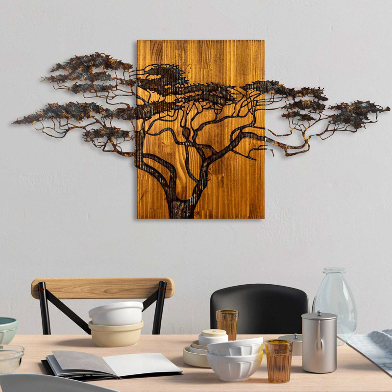 Lark Manor™ Decorative Wooden Wall Accessory | Wayfair