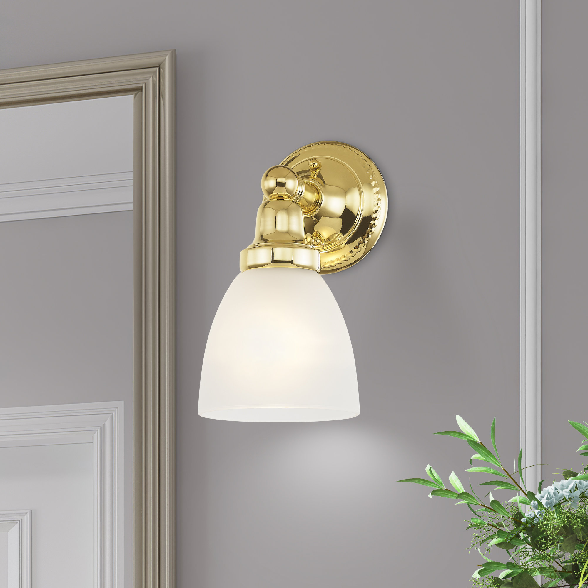 Lark Manor Amida 1 - Light Dimmable Armed Sconce & Reviews - Wayfair Canada