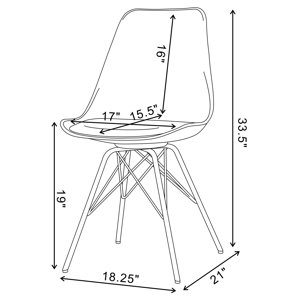 Wrought Studio Slade Side Chair & Reviews | Wayfair