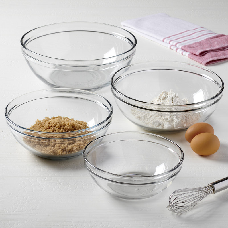 Anchor Hocking 6 Piece Glass Food Prep Mixing Bowl Set | Wayfair