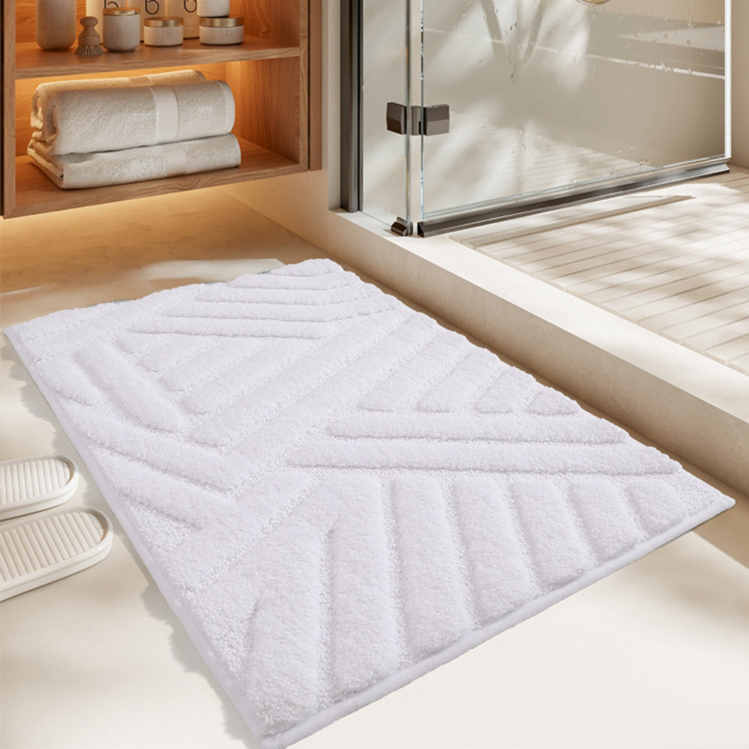 Ebern Designs Ibnou Bath Rug with Non-Slip Backing & Reviews - Wayfair ...