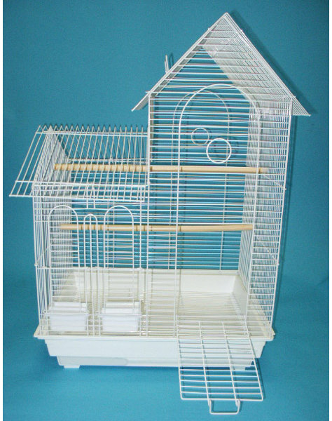 YML 29'' Steel Pointed Top Table Top Bird Cage with Perch | Wayfair