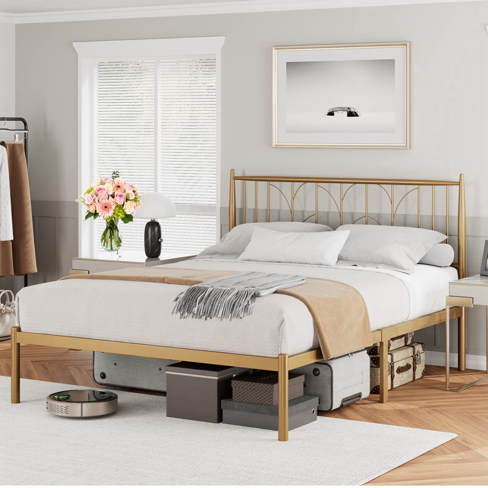 Mercer41 Marajade 39.4'' Expandable Platform Bed & Reviews | Wayfair