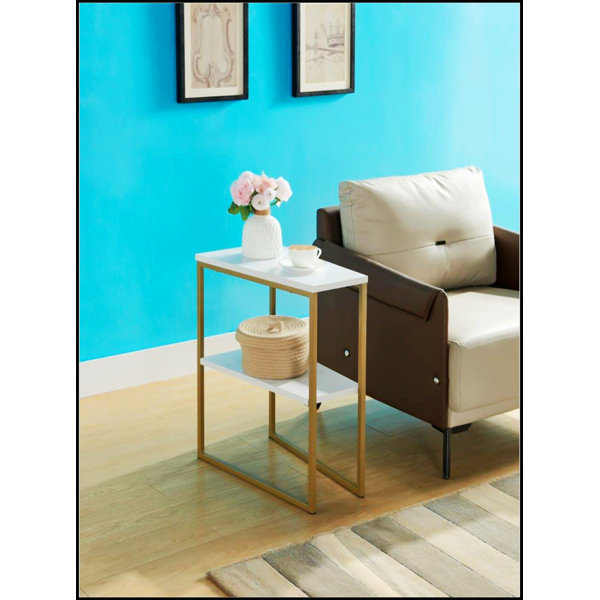 Mercer41 Wedge Shape Chairside Table | Wayfair