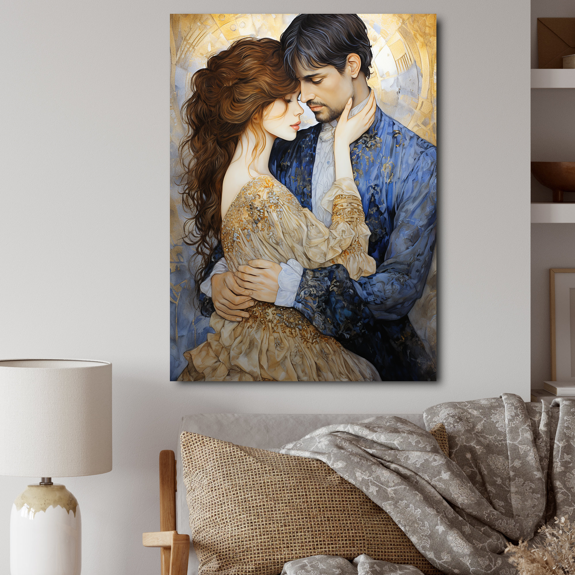 Darby Home Co Masterpiece The Kiss By Gustav II - Masterpiece Canvas ...