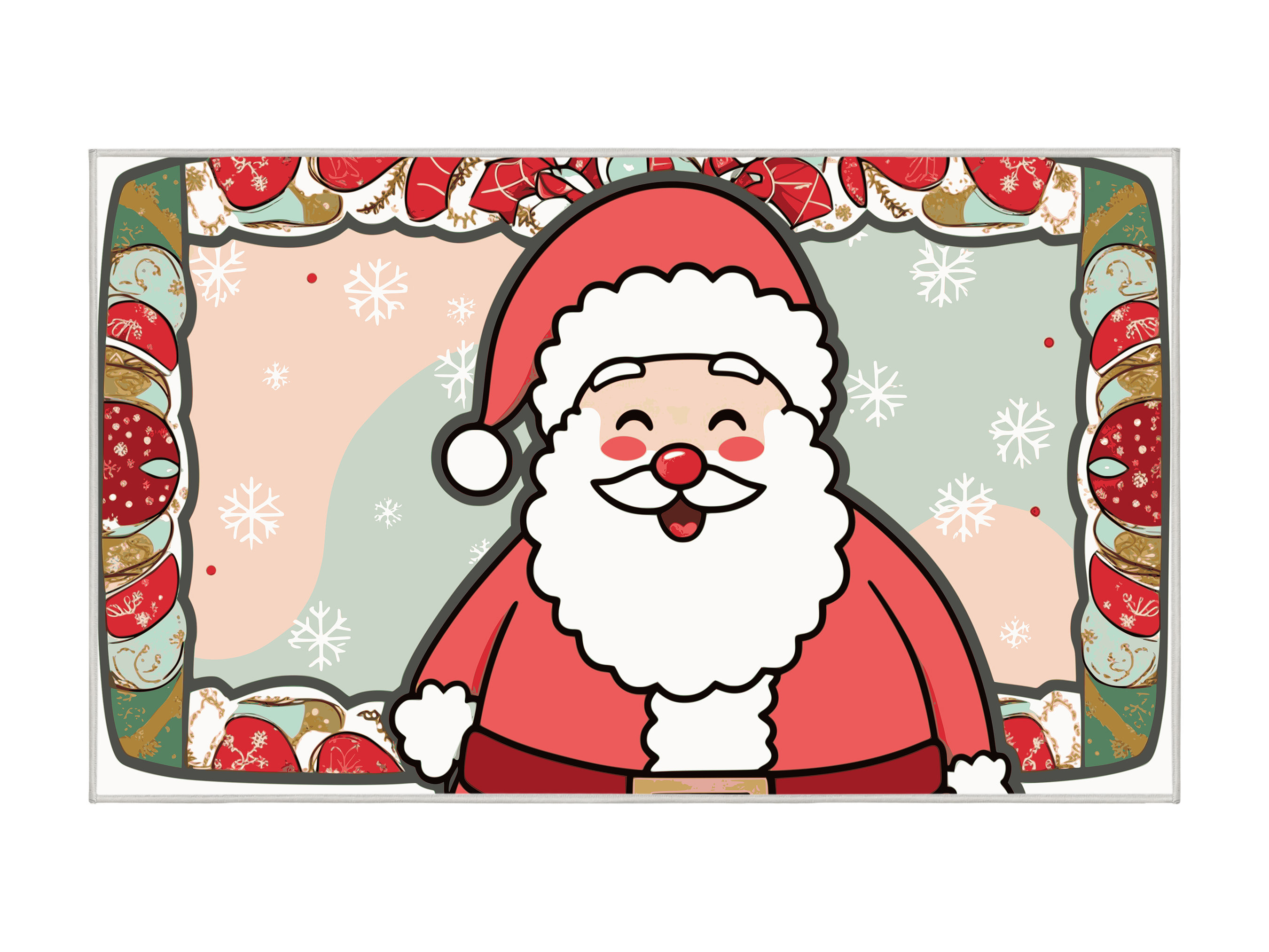The Holiday Aisle® Christmas Winter Holiday Rug - Wayfair Canada
