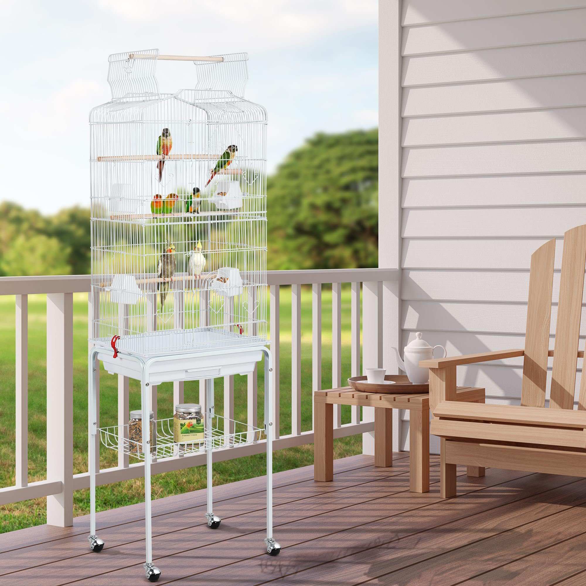 Archie & Oscar™ Open Play Top Bird Cages For Parakeets Cockatiels ...