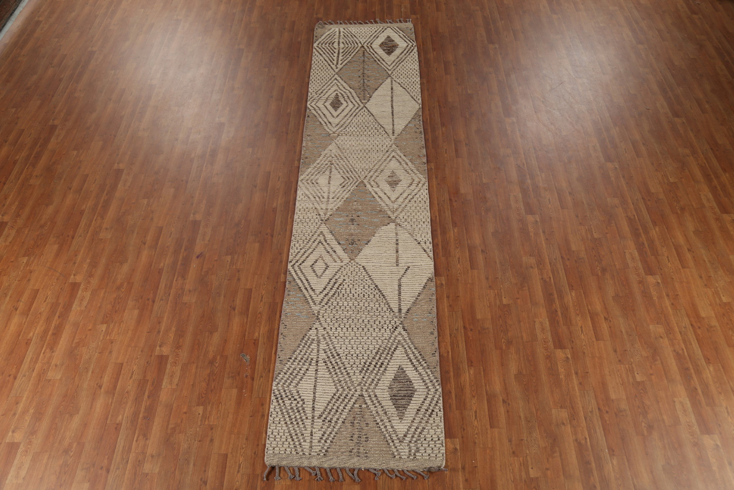 Foundry Select Geometric Moroccan Oriental Runner Rug 3x13 | Wayfair