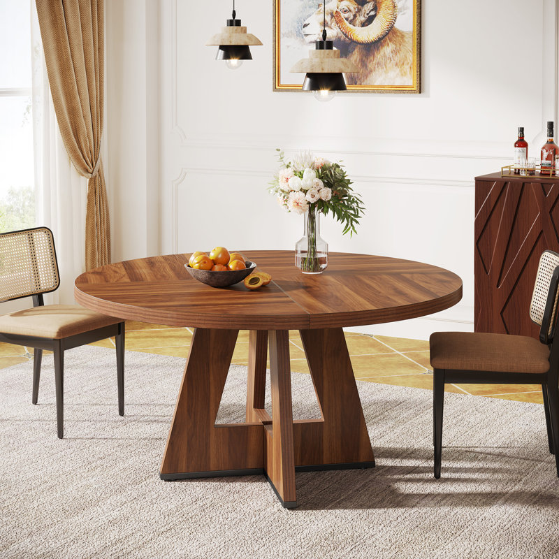 Gracie Oaks 47 Inch Round Dining Table & Reviews | Wayfair