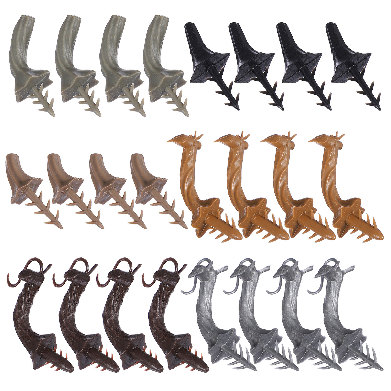 Winston Porter 24Pcs Pumpkin Stem Pumpkin DIY Handle Harvest Plastic ...