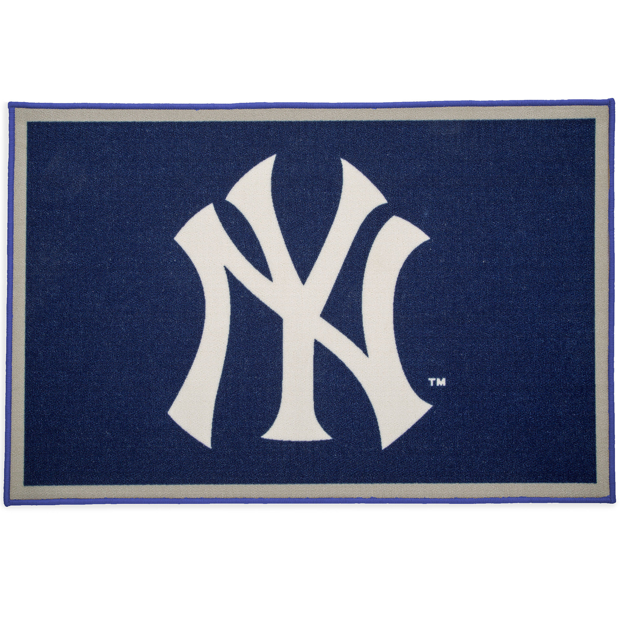 Delta Children MLB New York Yankees Blue/Gray Area Rug & Reviews | Wayfair