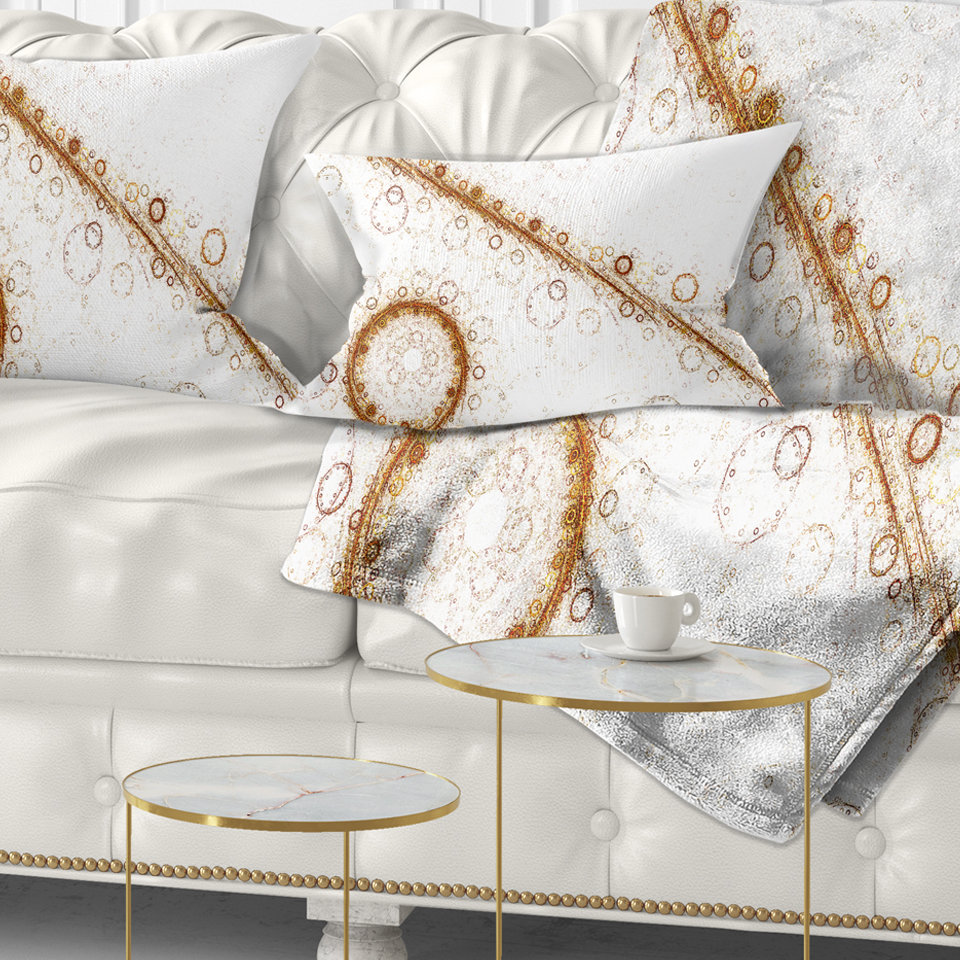 Design Art Abstract Live Cell Protein under Microscope Lumbar Pillow ...