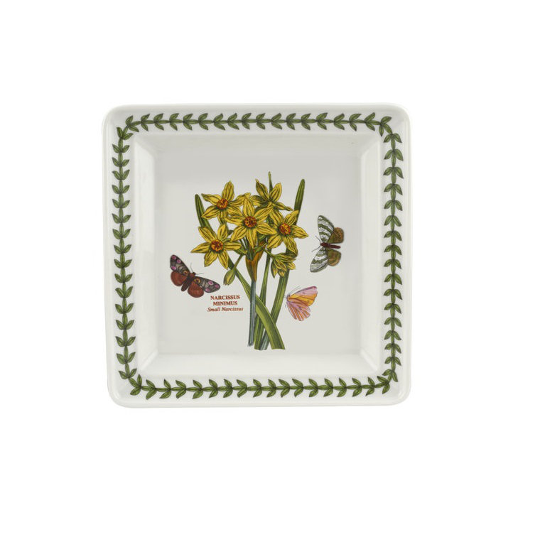 Portmeirion Botanic Garden Square Plate 7" & Reviews | Birch Lane