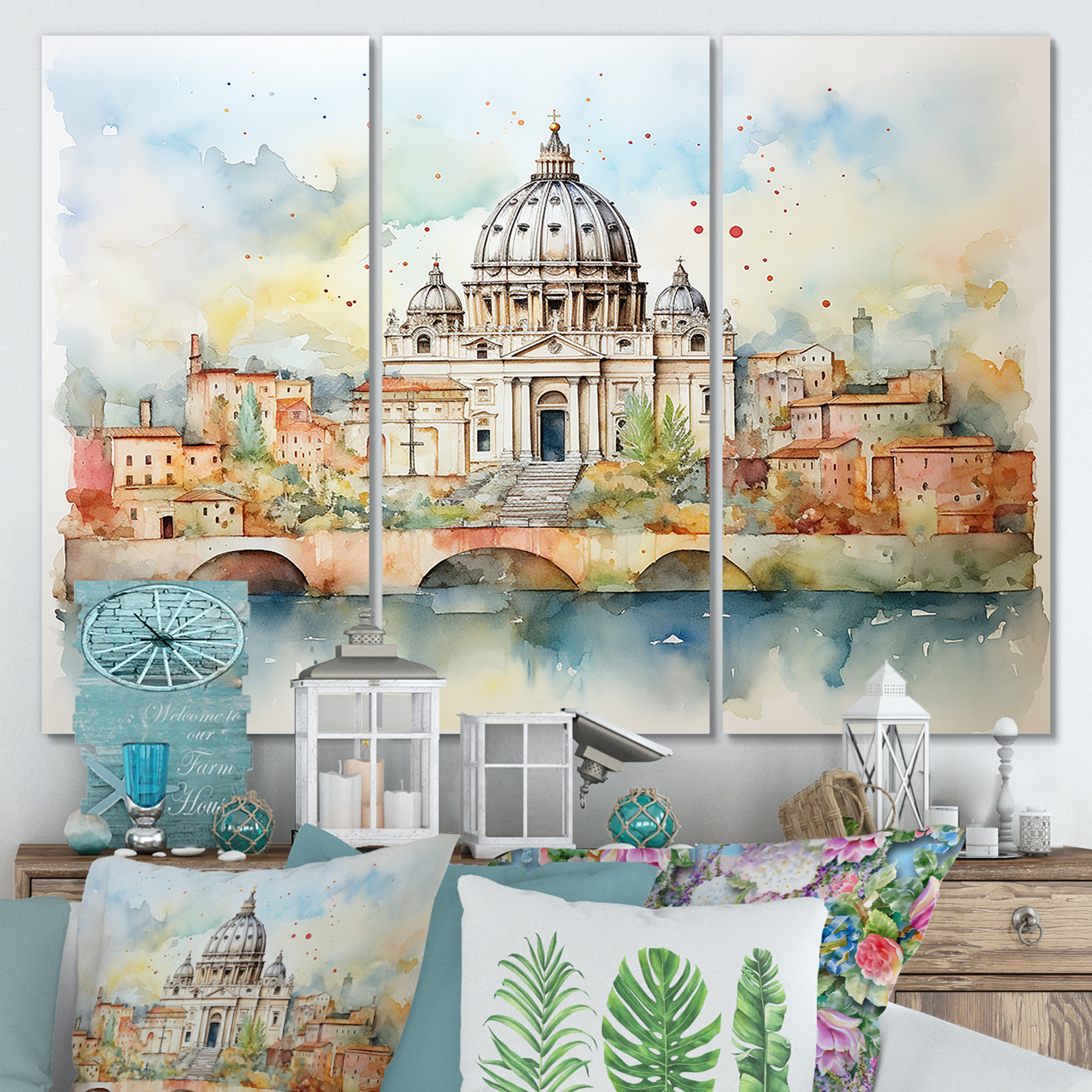 Lark Manor™ Vatican City Historic Serenity III - Rome Wall Art | Wayfair