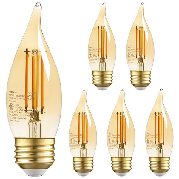 TORCHSTAR Equivalent E26/Medium (Standard) Dimmable 2200K LED Bulb ...