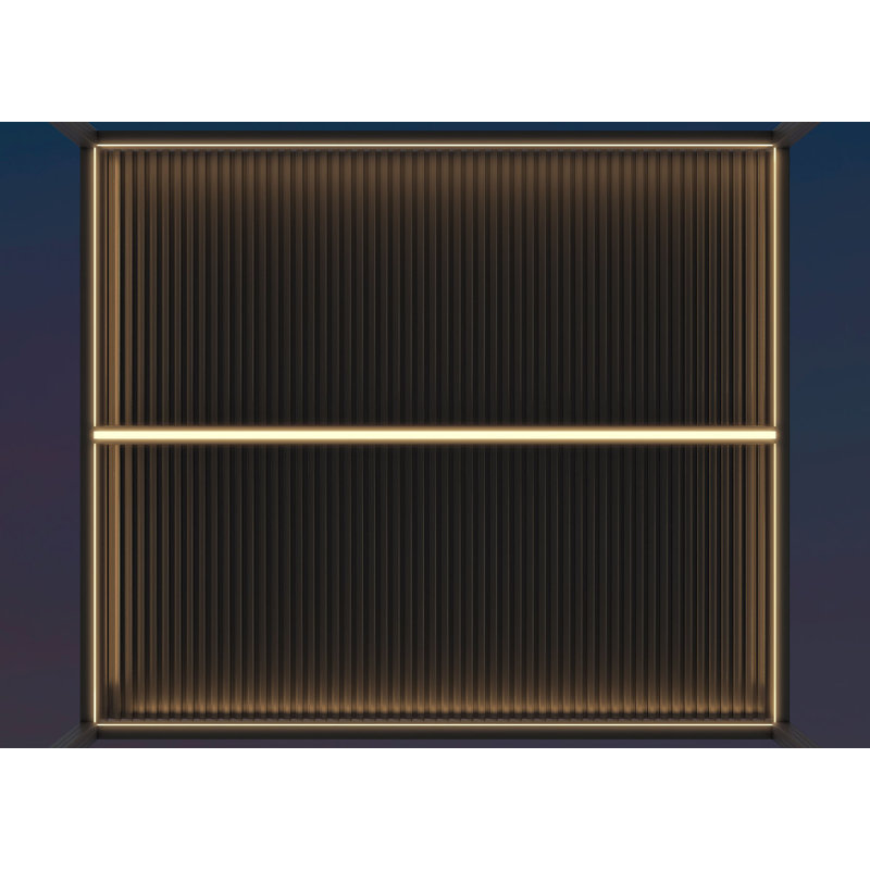 Purple Leaf Led Louvered Pergola Full Aluminum Frame And Adjustable ...