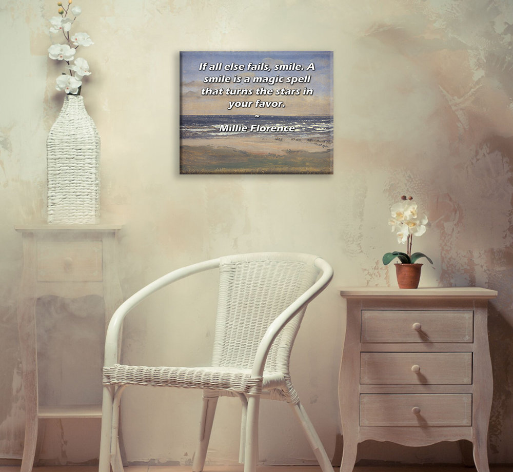 Astoria Grand ArtsyQuotes Gallery Wrapped Canvas By Millie Florence ...