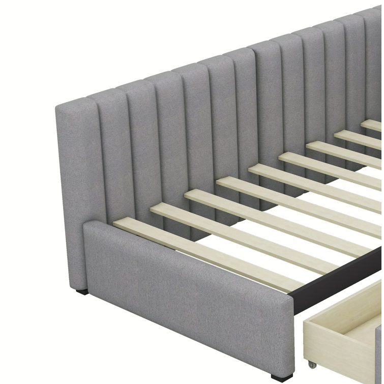 Ebern Designs Levorne Upholstered Platform Storage Bed | Wayfair