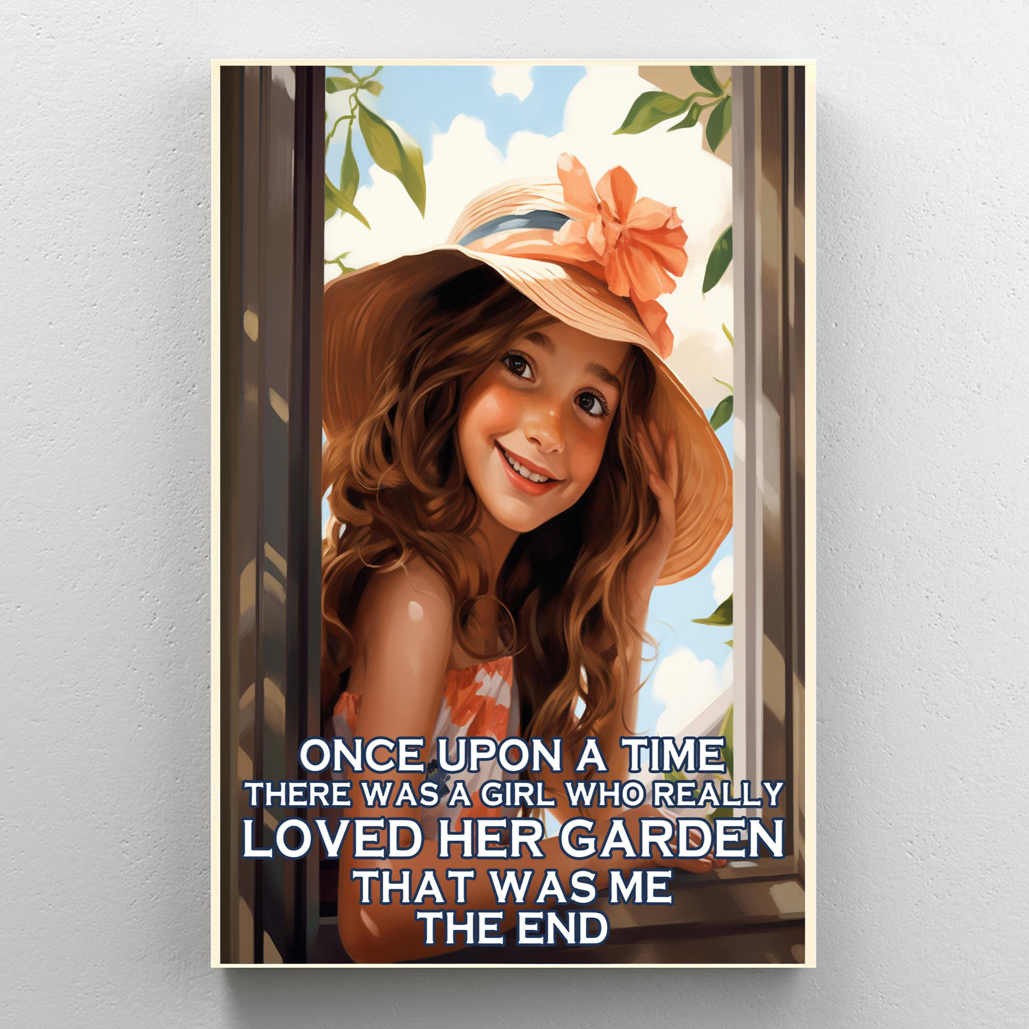 Trinx Lakeita A Girl Who Really Loved Her Garden On Canvas Graphic Art ...