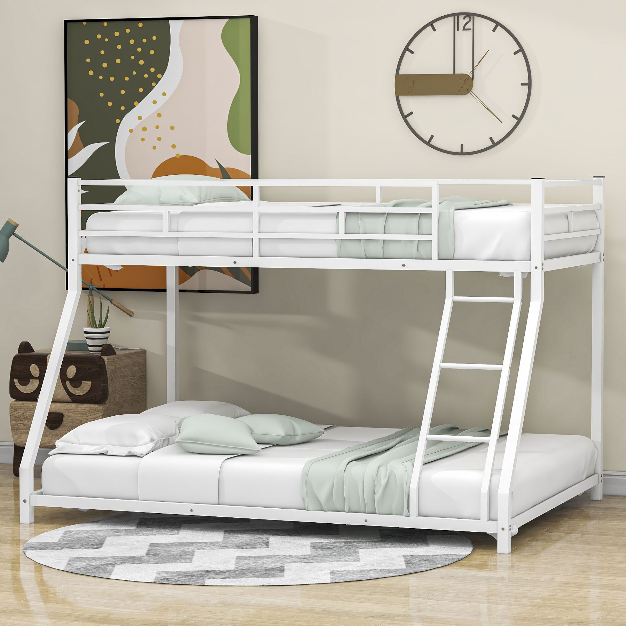 Isabelle & Max™ Aguilard Twin over Full Metal Bunk Bed by Isabelle ...