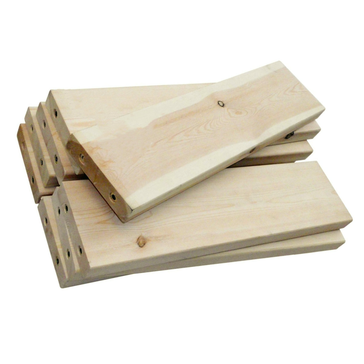 WFX Utility™ Natural Knotty Pine Wood Sliding Library Sliding Step ...