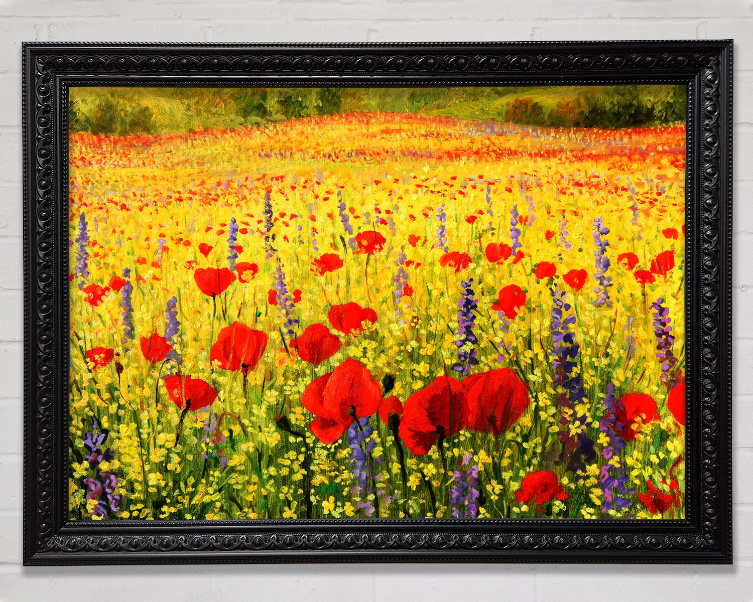 Rosalind Wheeler Poppy And Larkspur Magic - Single Picture Frame Art ...