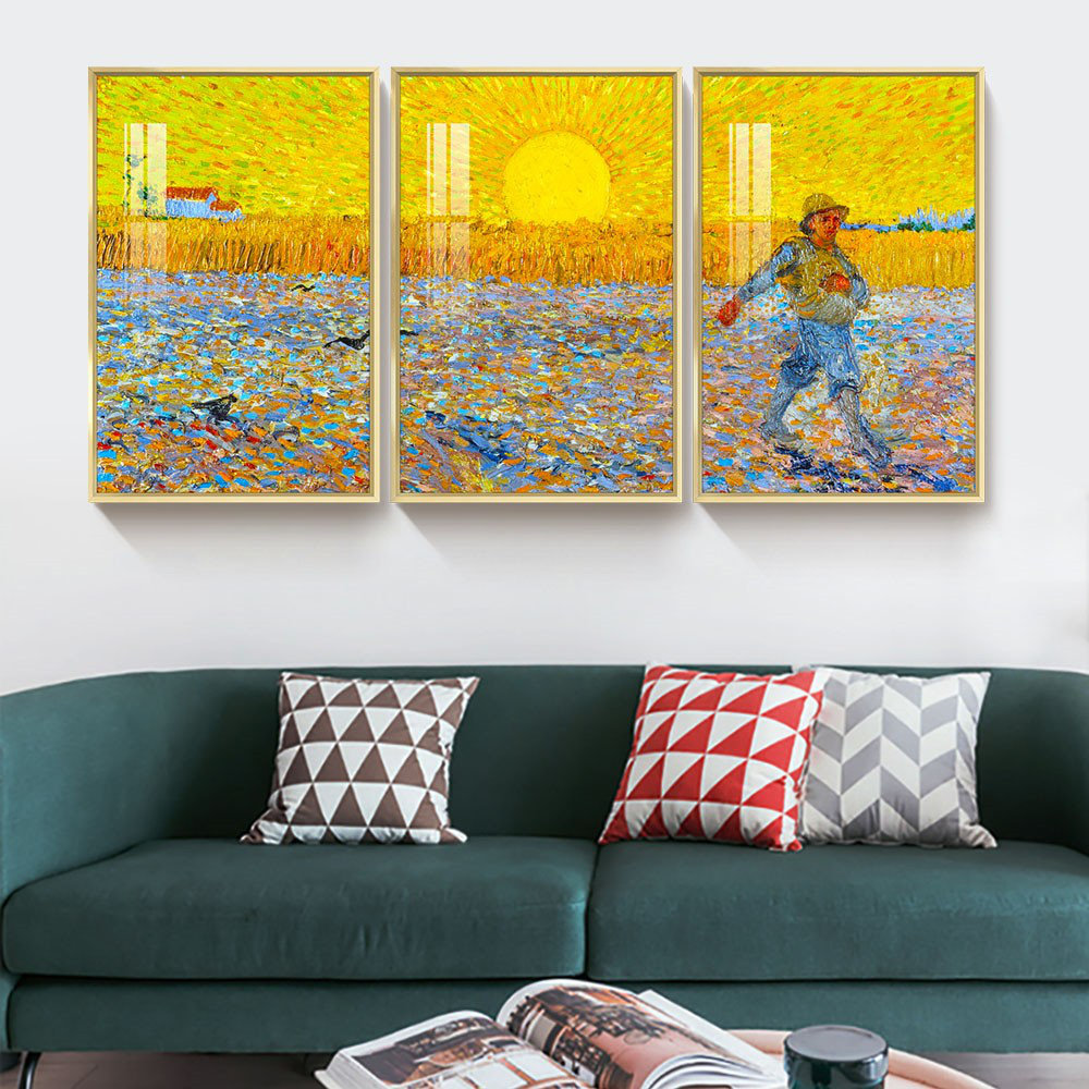 Red Barrel Studio® The Sower (After Millet) 1888 By Vincent Van Gogh Classic Framed On Canvas 3 ...