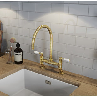 Antique Brass Kitchen Taps You'll Love | Wayfair.co.uk