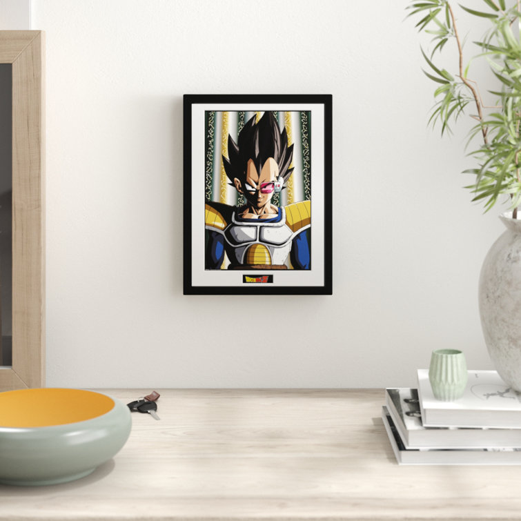 17 Stories Dragon Ball Z Vegeta - Single Picture Frame Graphic Art ...