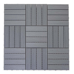 Symple Stuff 30cm x 30cm Wooden Floor Tile | Wayfair.co.uk