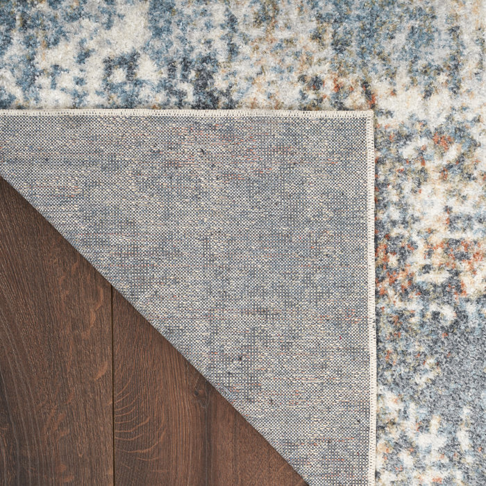 Trent Austin Design® Pritt Performance Ivory/Blue/Rust Rug & Reviews ...