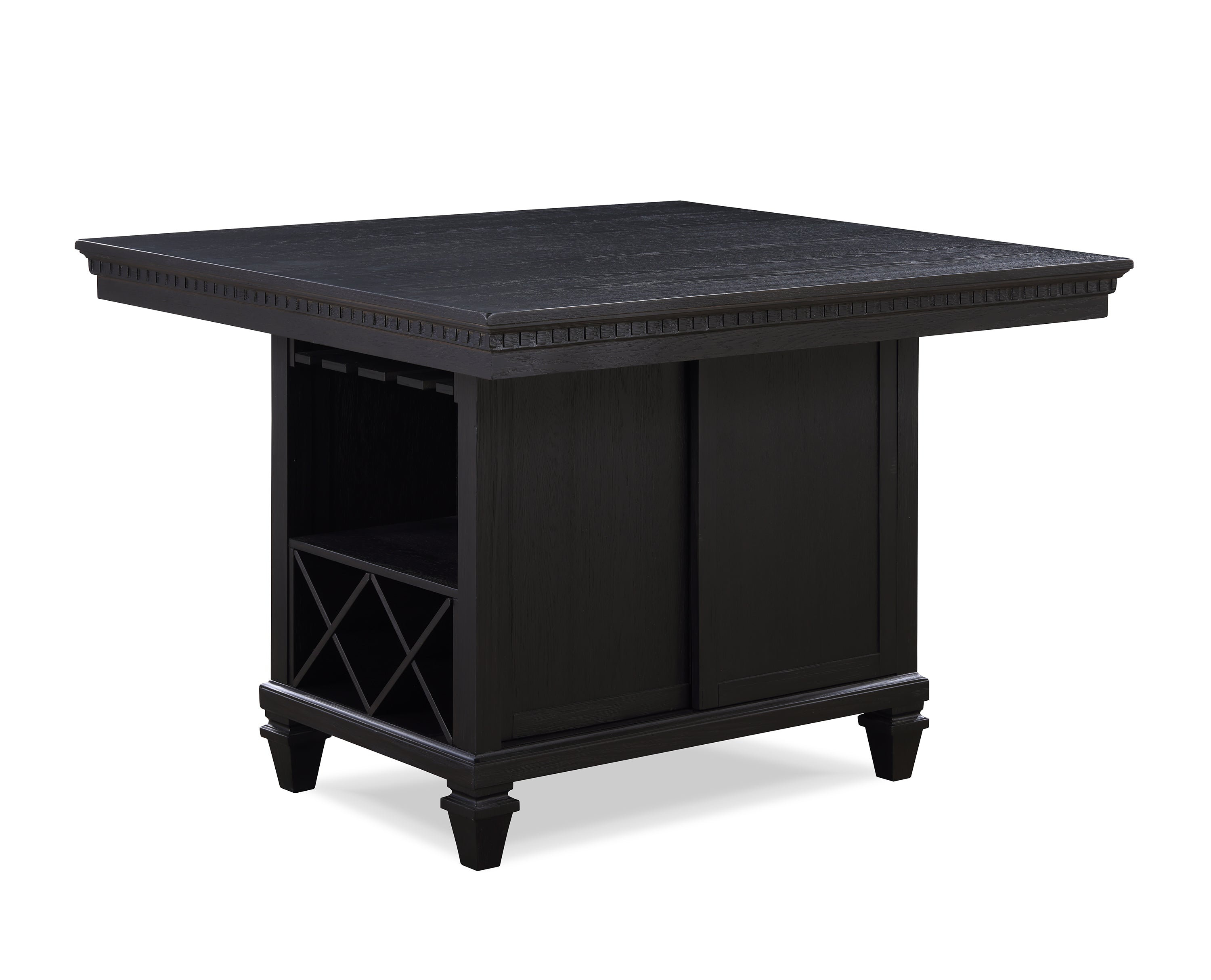 Latitude Run® Regent Charcoal Black Counter Height Table | Wayfair