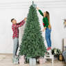 The Holiday Aisle® 6FT Christmas Tree: 500 PVC Tips, Hinged & Metal ...