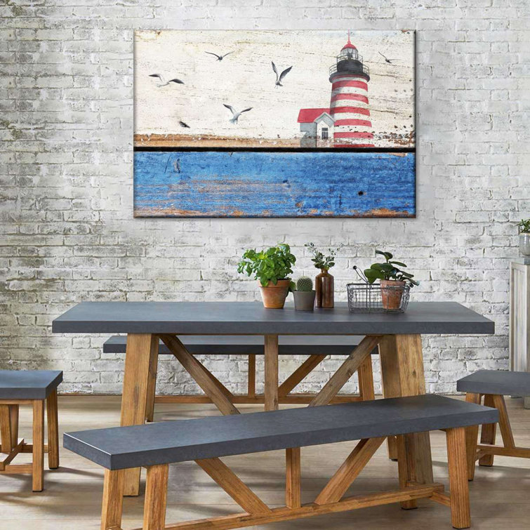 Breakwater Bay Classic Lighthouse Canvas Print - Wayfair Canada