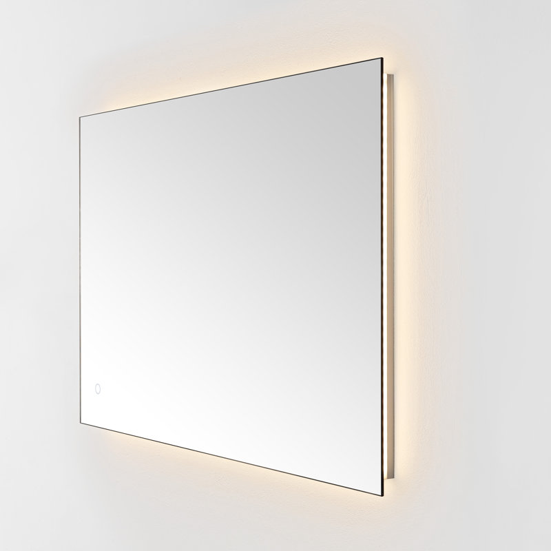 AllModern Berman Rectangle LED Wall Mirror | Wayfair