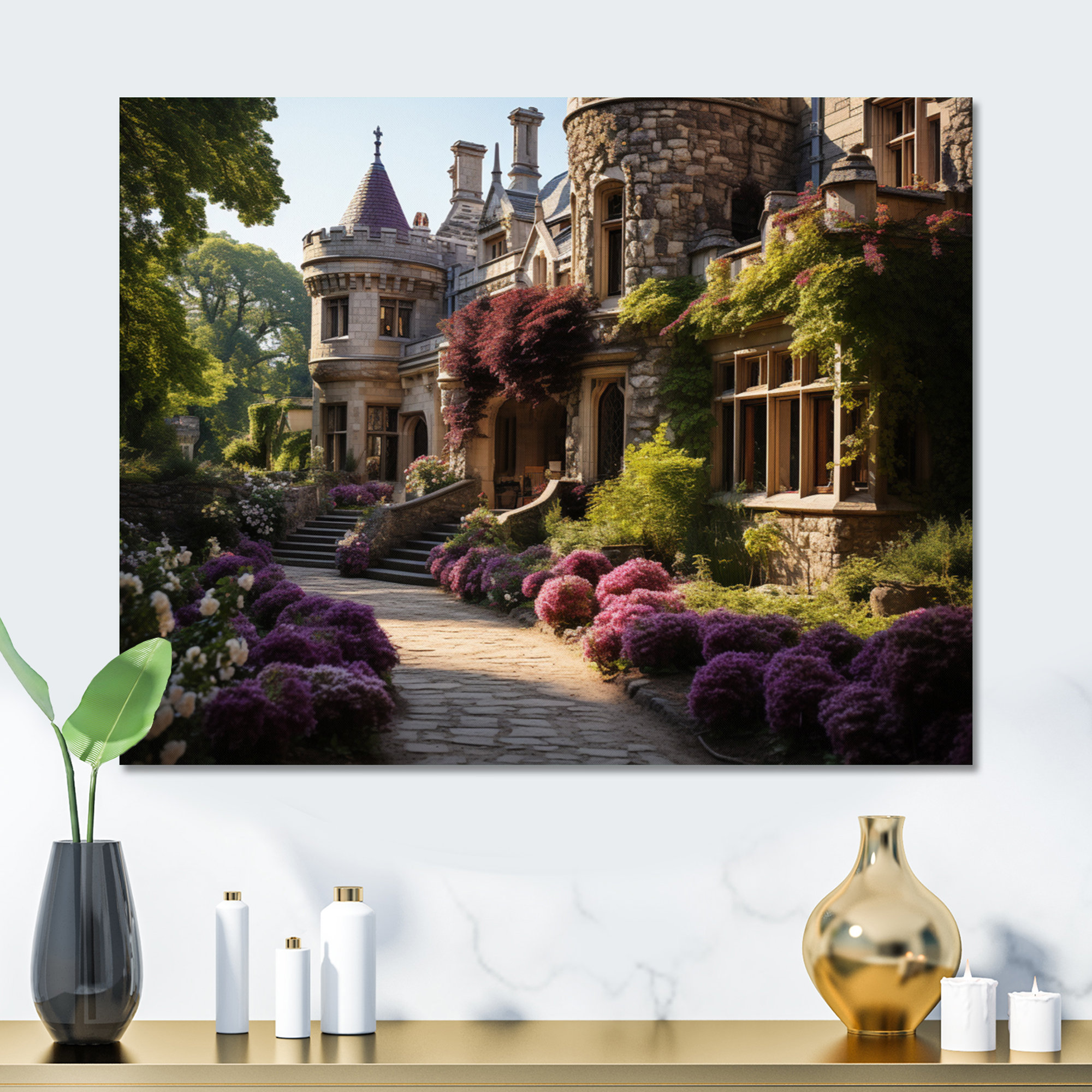 Ebern Designs Castles Royal Retreat Regal - Architecture Metal Wall Art ...