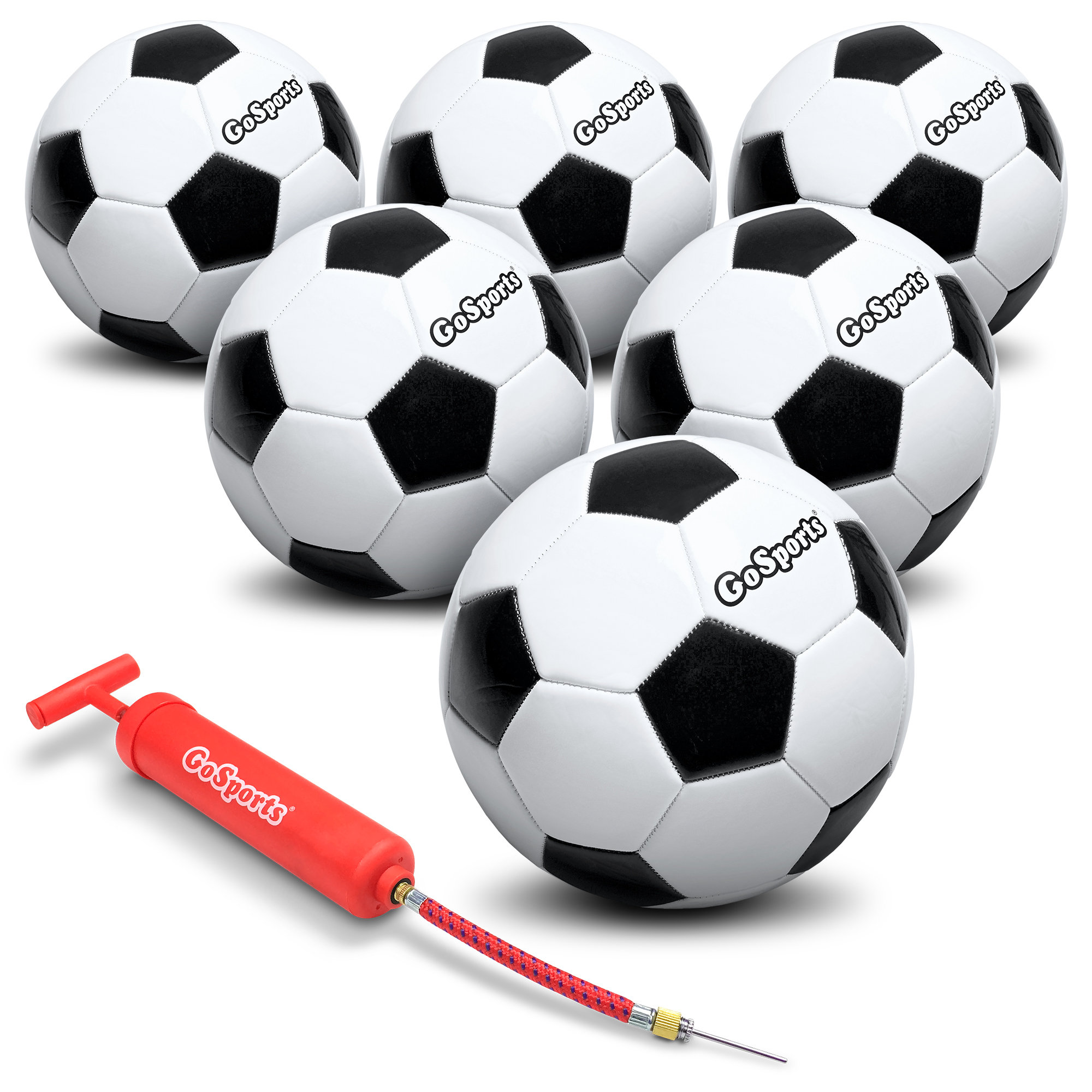 GoSports Classic Soccer Balls 6-Pack - Size 3 & Reviews | Wayfair