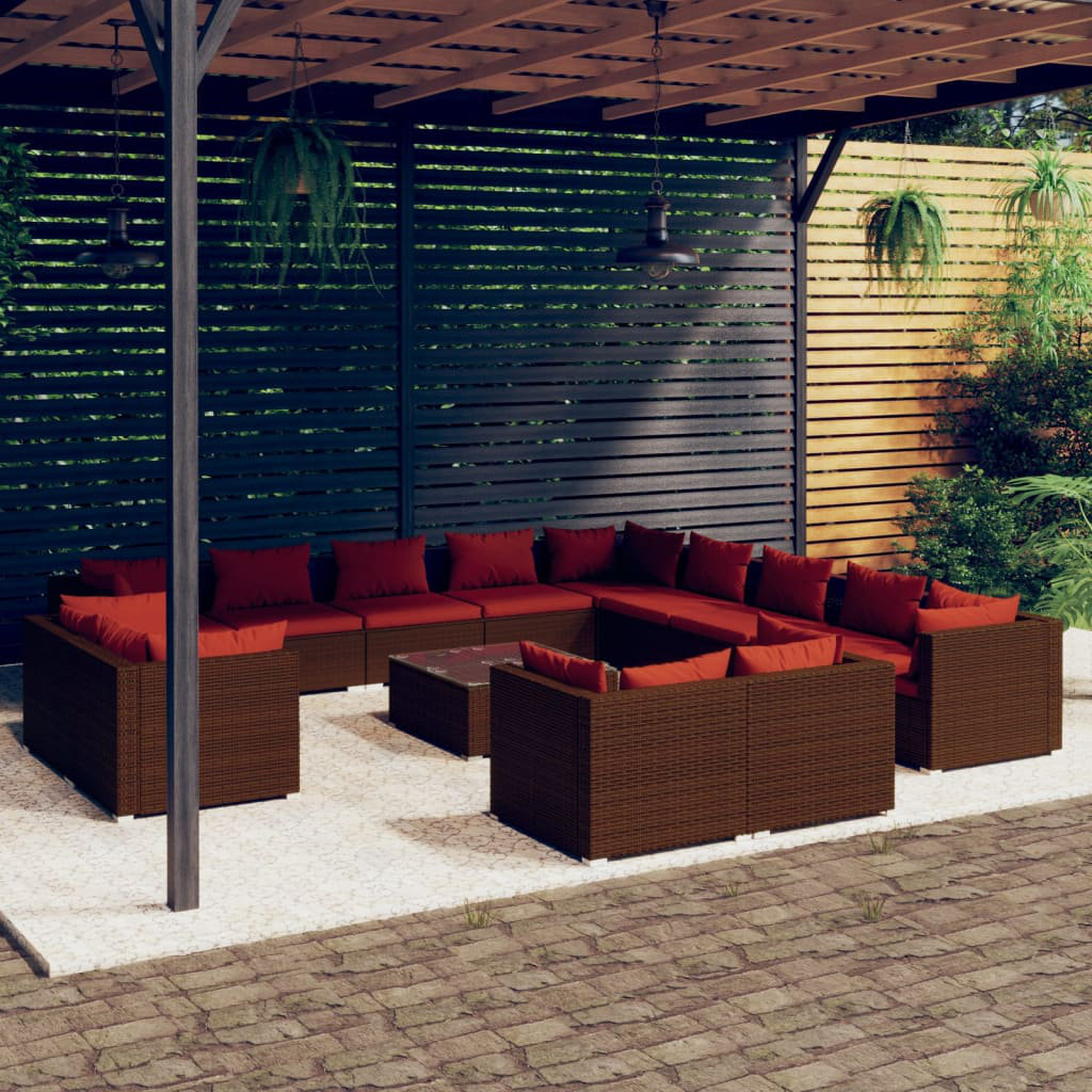 Latitude Run® 14 Piece Lounge Sectional Seating Group | Wayfair