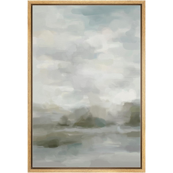 IDEA4WALL Dark Green Landscape Color Field Abstrac Minimalism ...