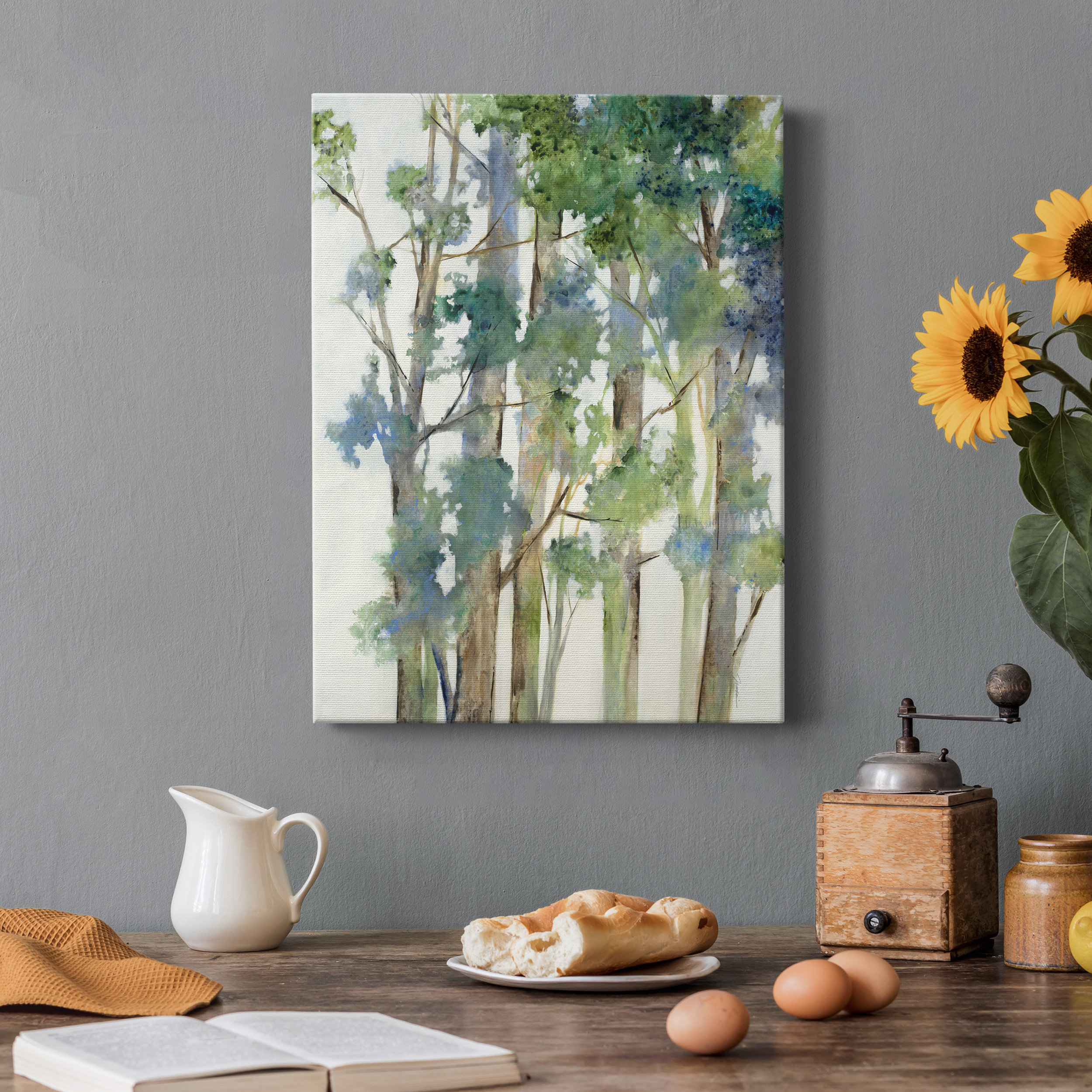 Winston Porter Wind In The Trees - Wrapped Canvas Print | Wayfair