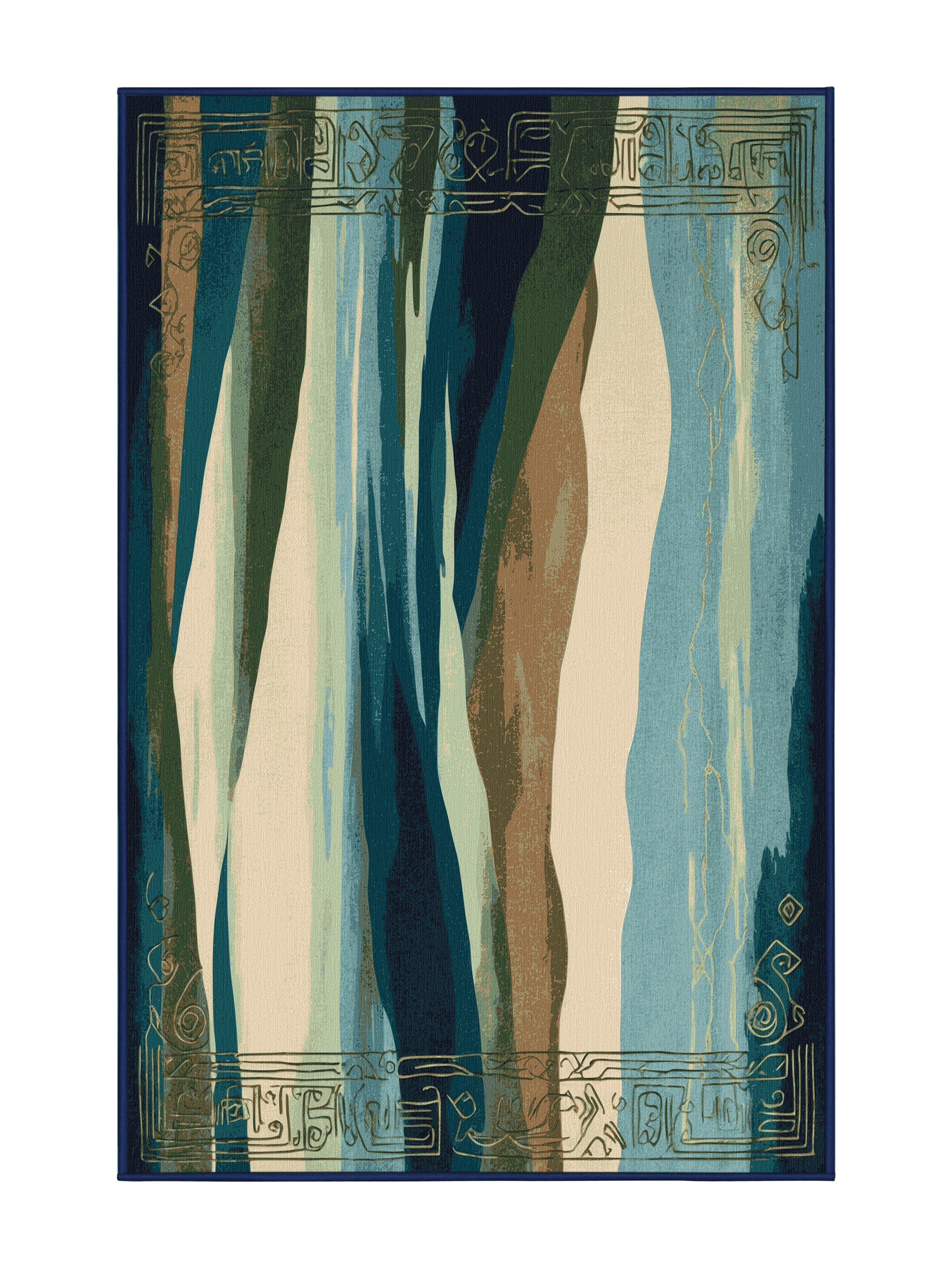 Orren Ellis Aurora Whispers Rug | Wayfair