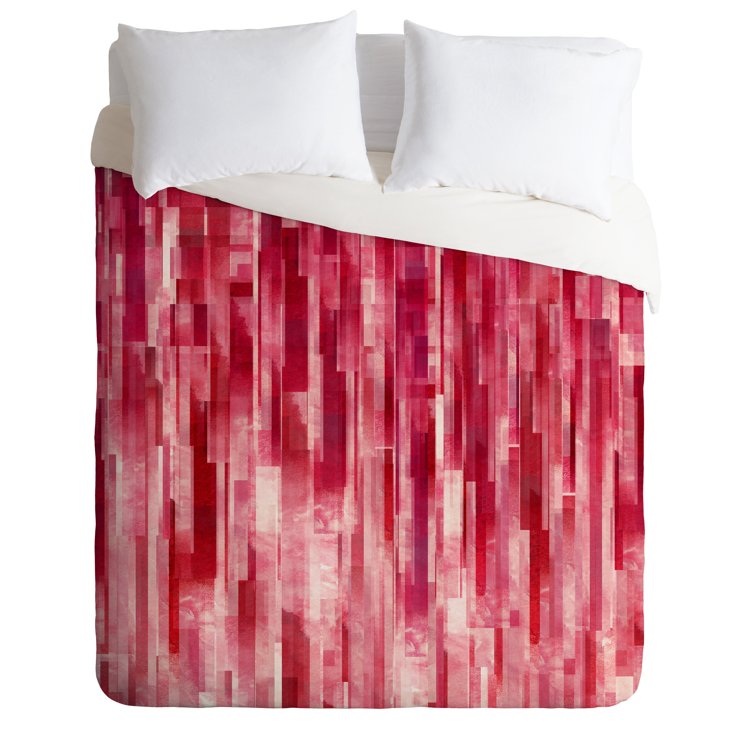 Deny Designs Jacqueline Maldonado Red Rain Duvet Cover | Wayfair