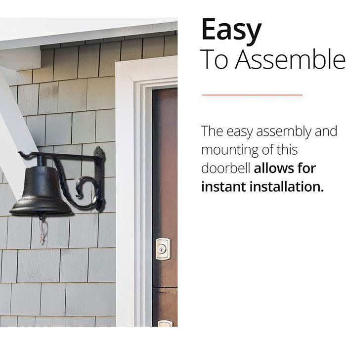 August Grove® Doorbell Hanging Bell & Reviews | Wayfair