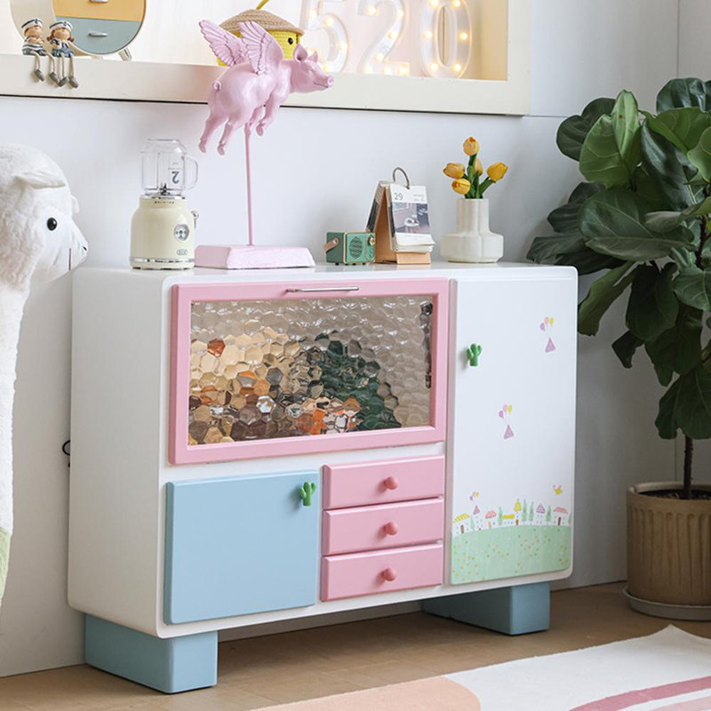 Dream cabinet Colourful Cute Minimalist Storage Cabinet Accent Cabinet ...