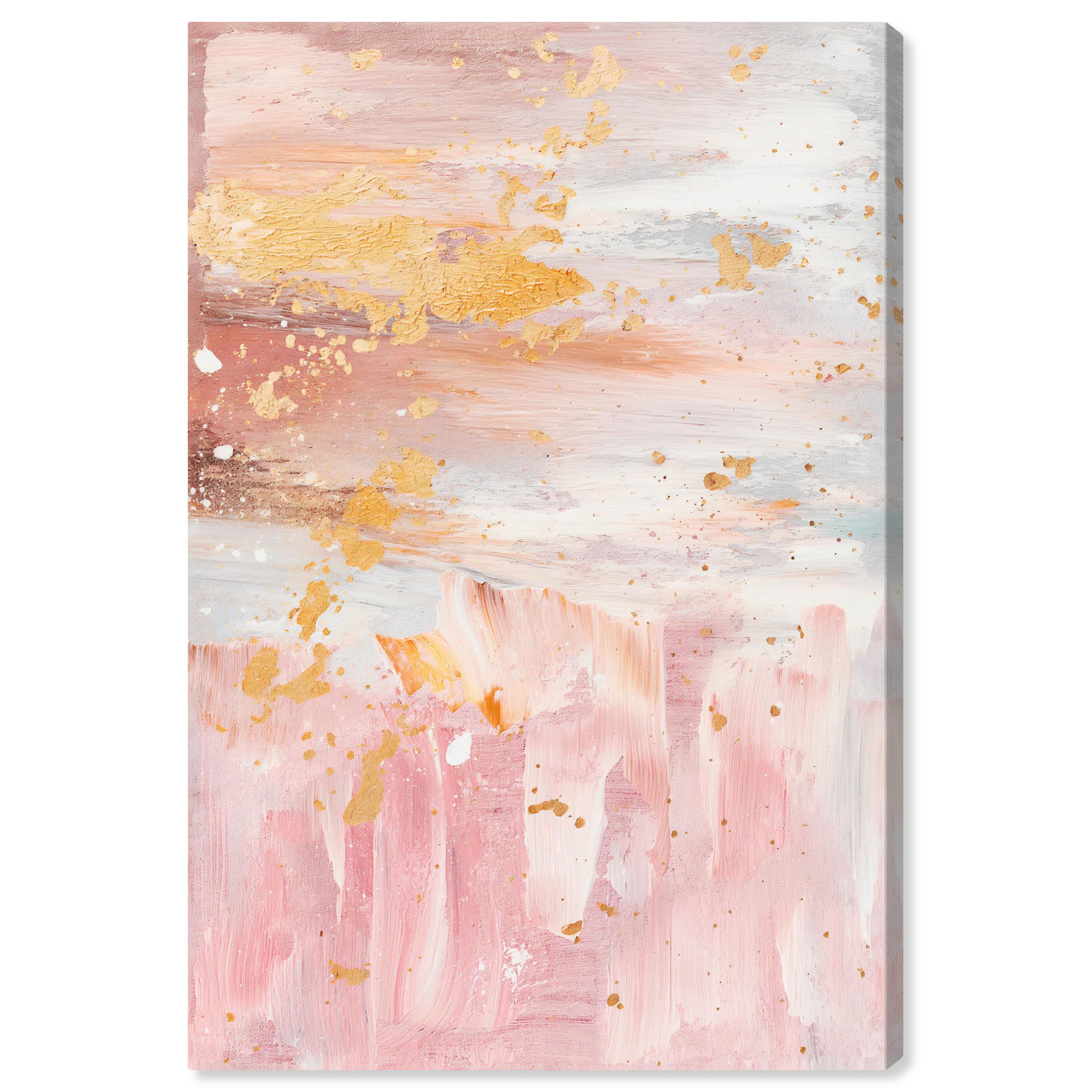 Art Remedy Rose Quartz Canvas by Art Remedy | Wayfair